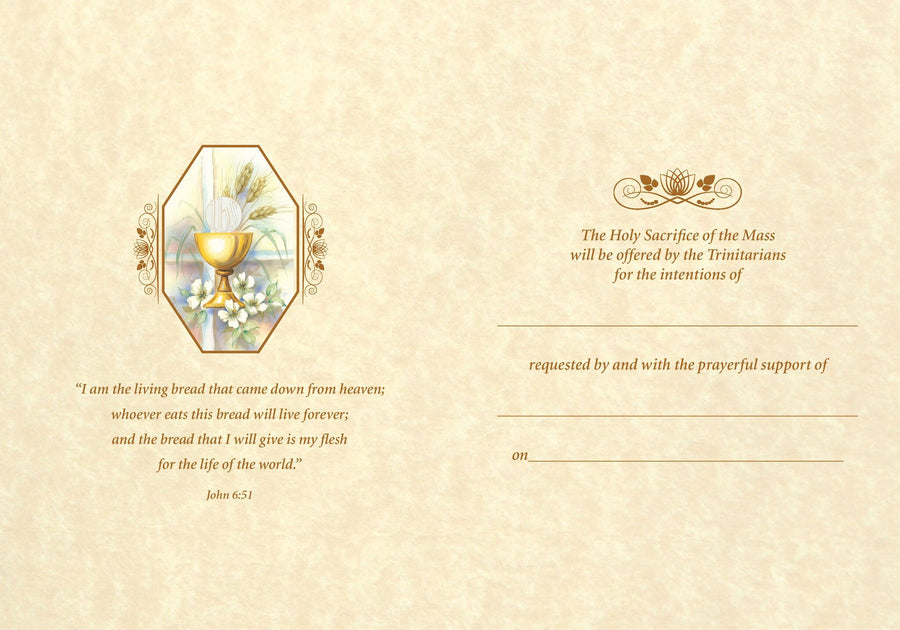 Special Intention Mass – The Trinitarians